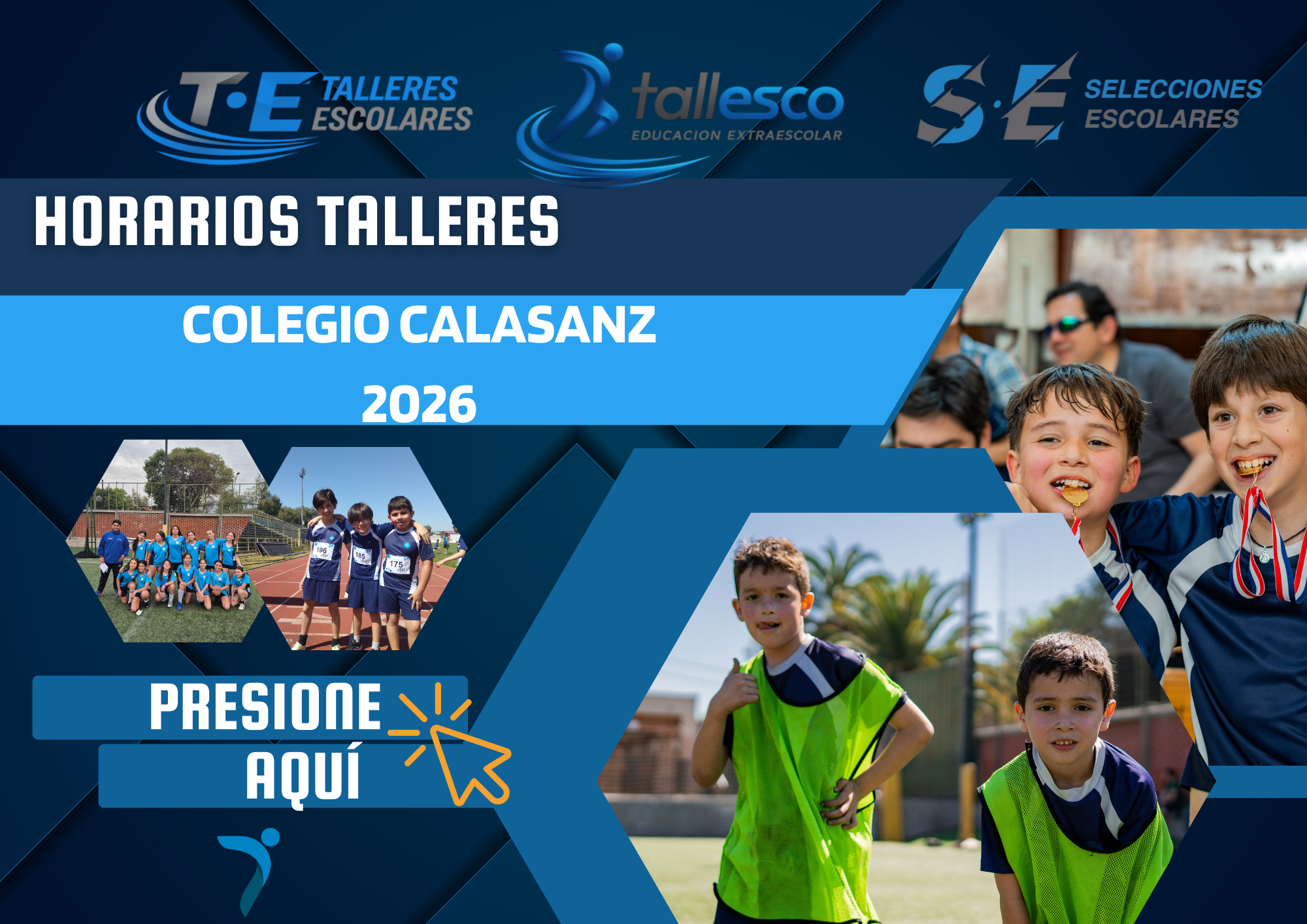 Horarios Talleres 2026 Colegio Calasanz - Talleres Escolares